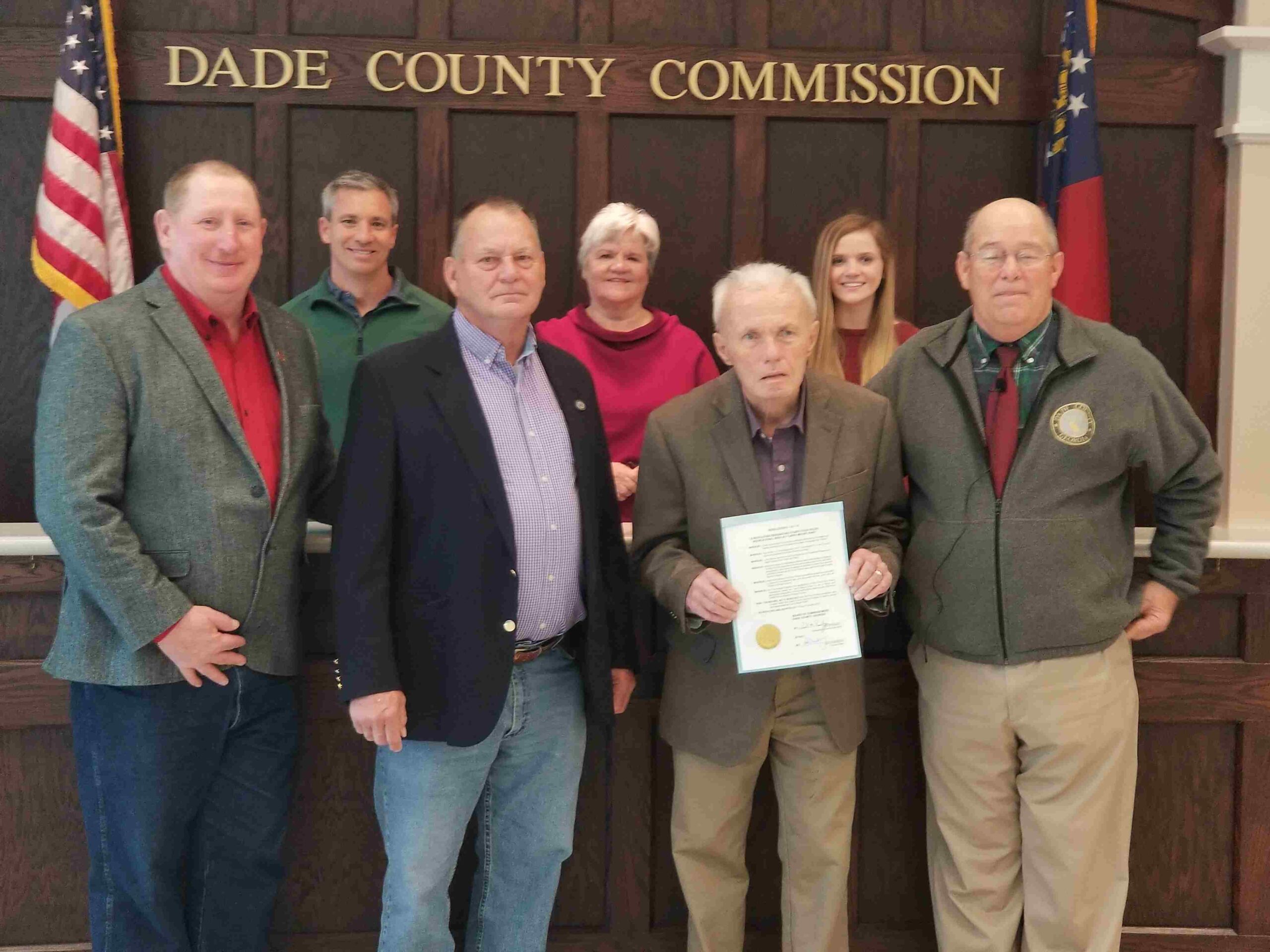 Larry Moore Receives Recognition for Dade Sports Complex. Commission ...