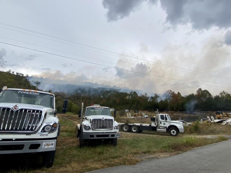 Georgia Forestry Commission Successfully Contains Back Valley Road ...